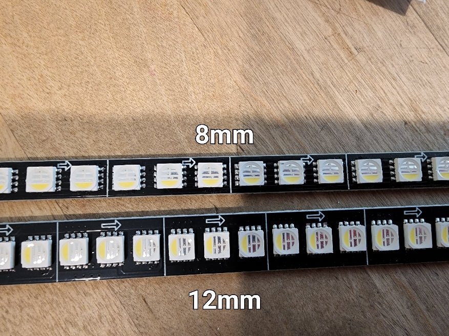 Flow Series 8mm Rigid Strips- UCS2904 RGBW – Next Level Neo