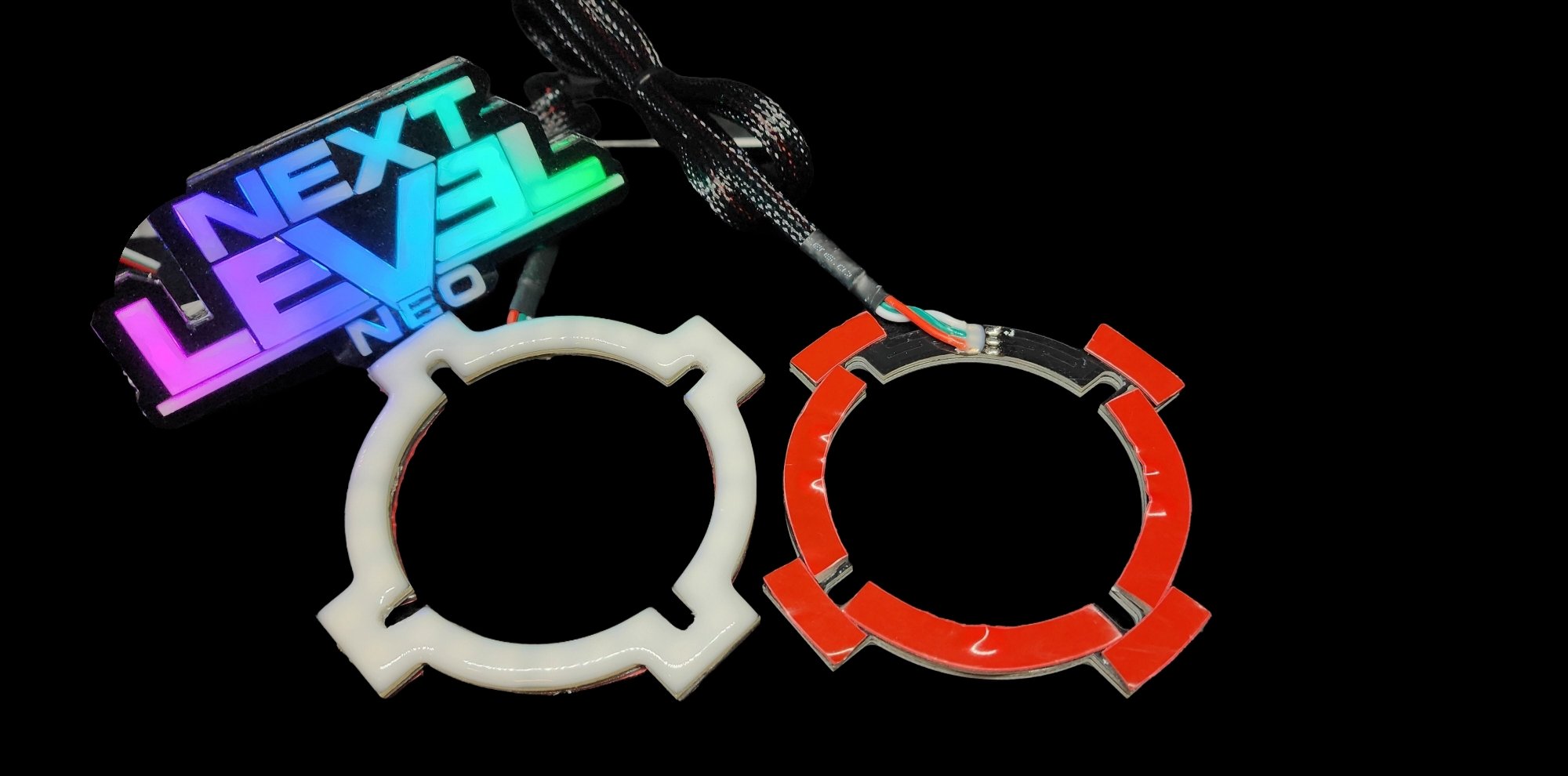 Flow Series Cross Halos - 5v SK6812 RGBW – Next Level Neo