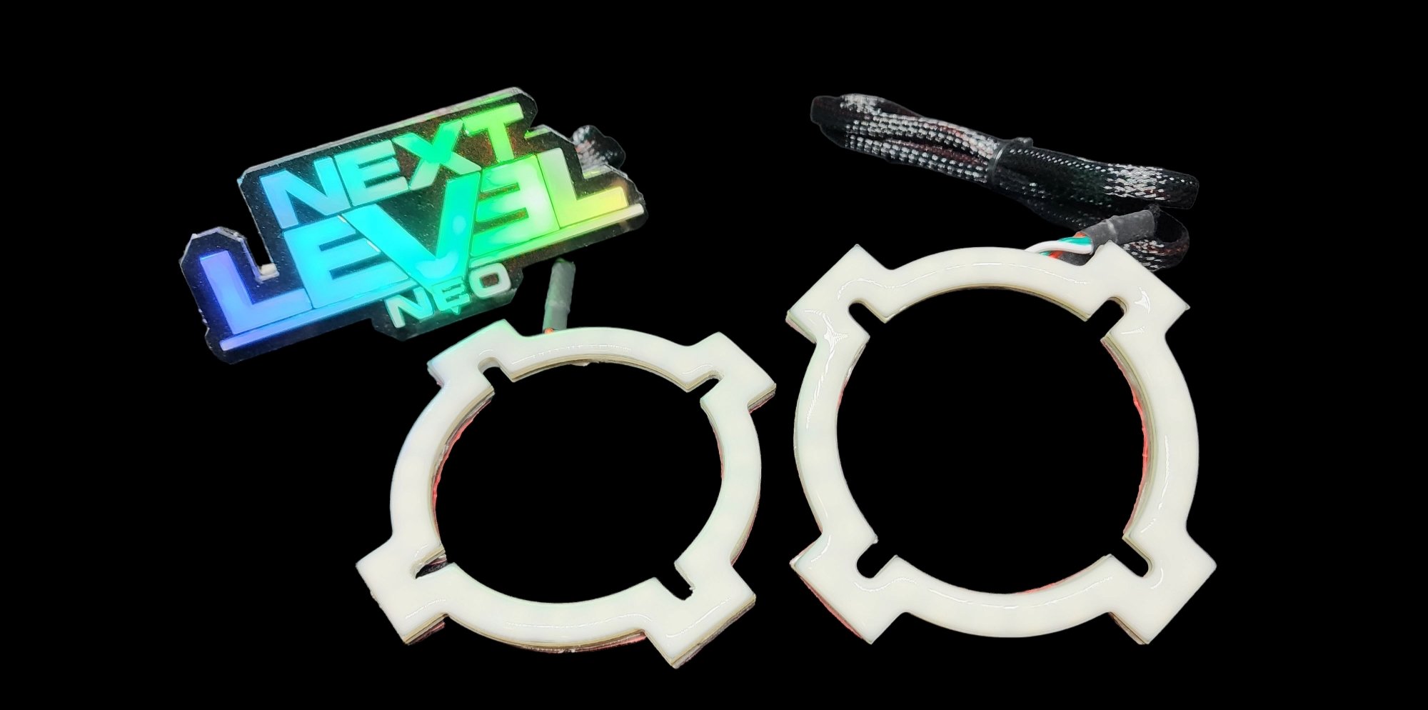 Flow Series Cross Halos - 5v SK6812 RGBW – Next Level Neo